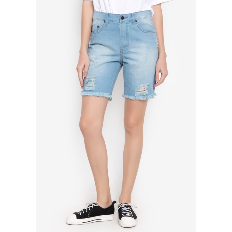 Next Jeans Distressed Denim Tokong (Light Wash) | Shopee Philippines