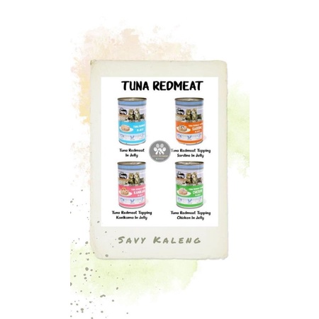 Canned cat food Savvy Tuna Red Meat 400gr | Shopee Philippines