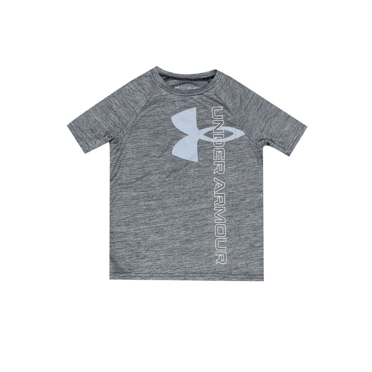 UNDER ARMOUR Tech Split Logo Hybrid Tee for Kids (Boys) | Shopee ...