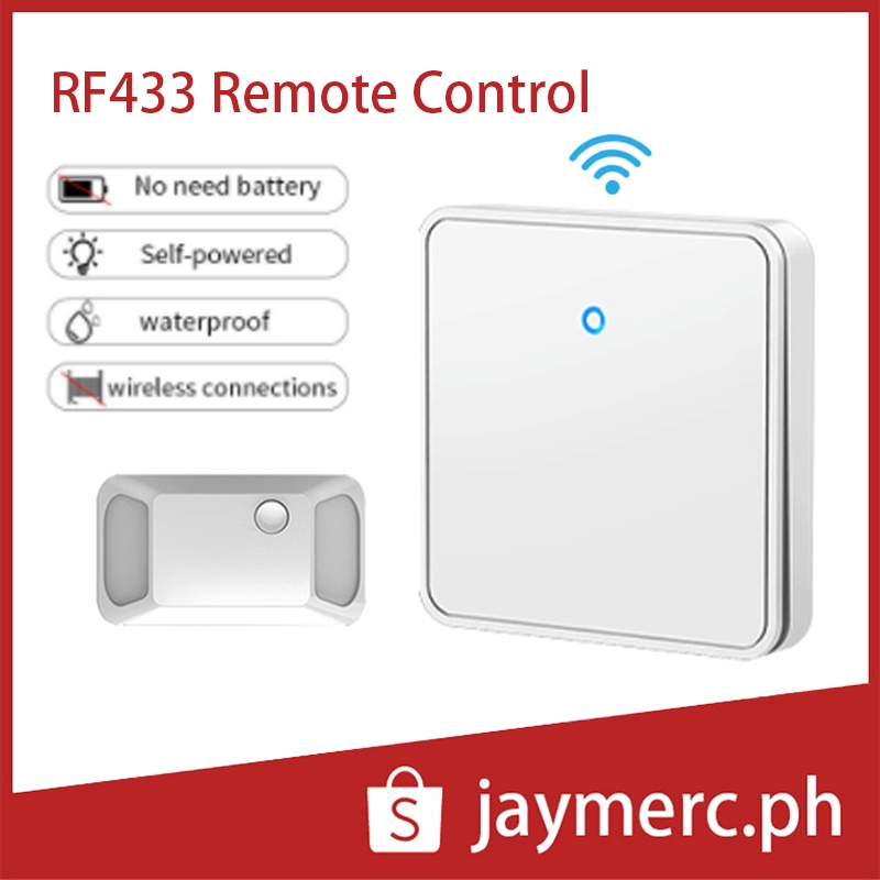 CACAZI Smart RF433Mhz Light Switch On & Off No Neutral Wire Required ...