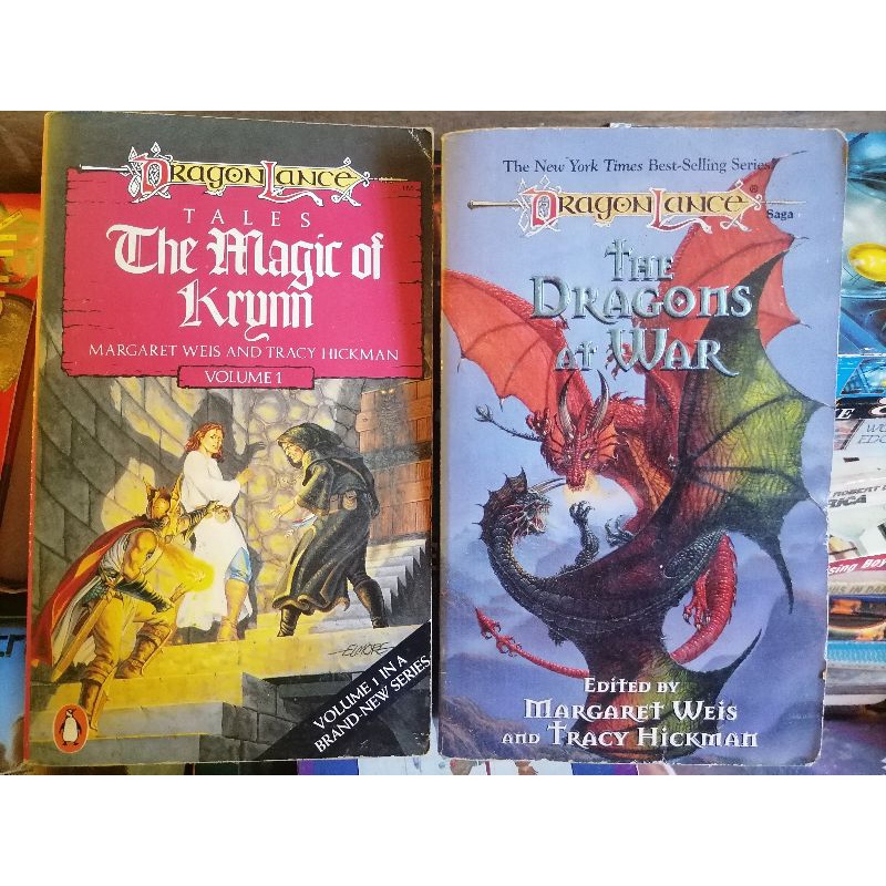 Dragonlance Tales | The Magic of Krynn | Dragonlance Saga | The Dragons at War | preloved rare ...