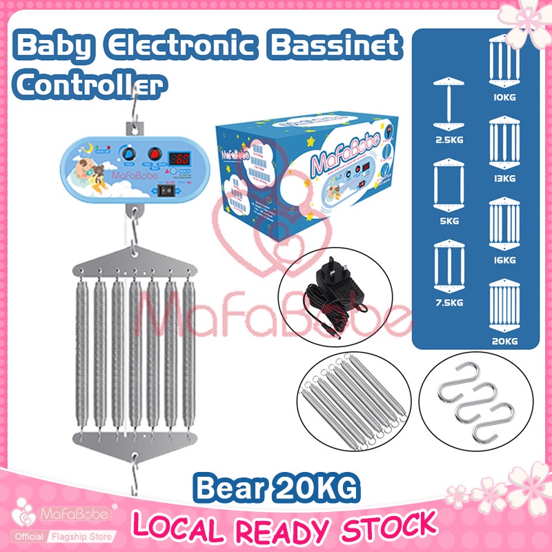 MaFaBabe Electric Baby Cradle With Music Infant Bassinets Automatic ...