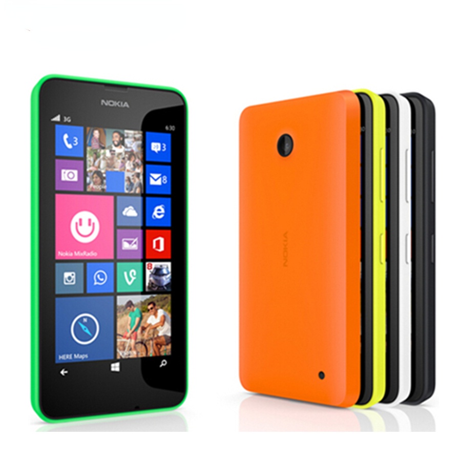 Original Unlocked Lumia 630 Cell Phone Windows OS 8GB Storage 5.0MP ...