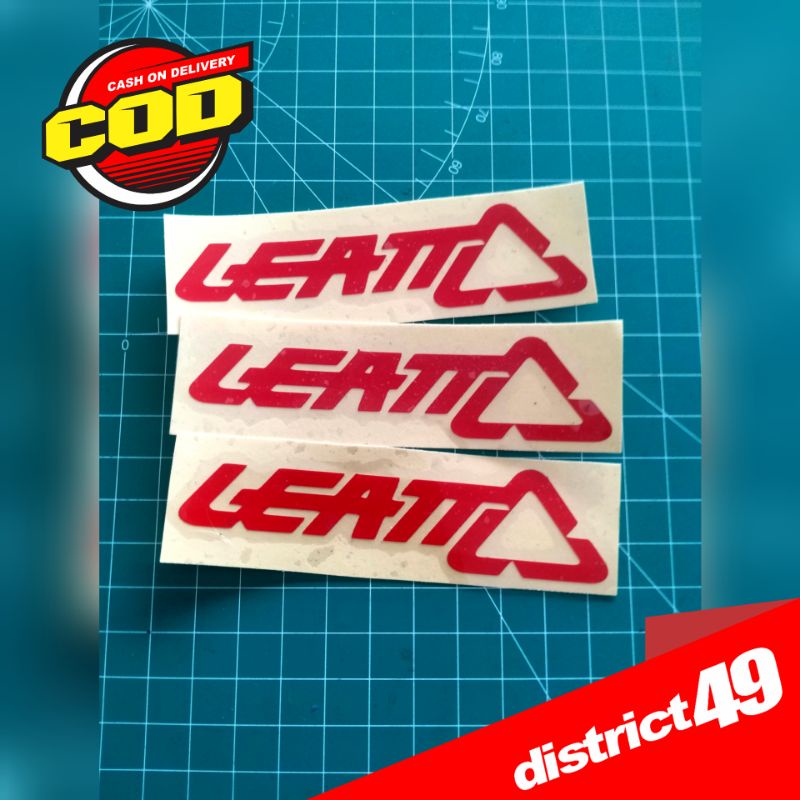 Leatt Cutting sticker - Leatt Cutting sticker - Leat sticker - Helmet ...