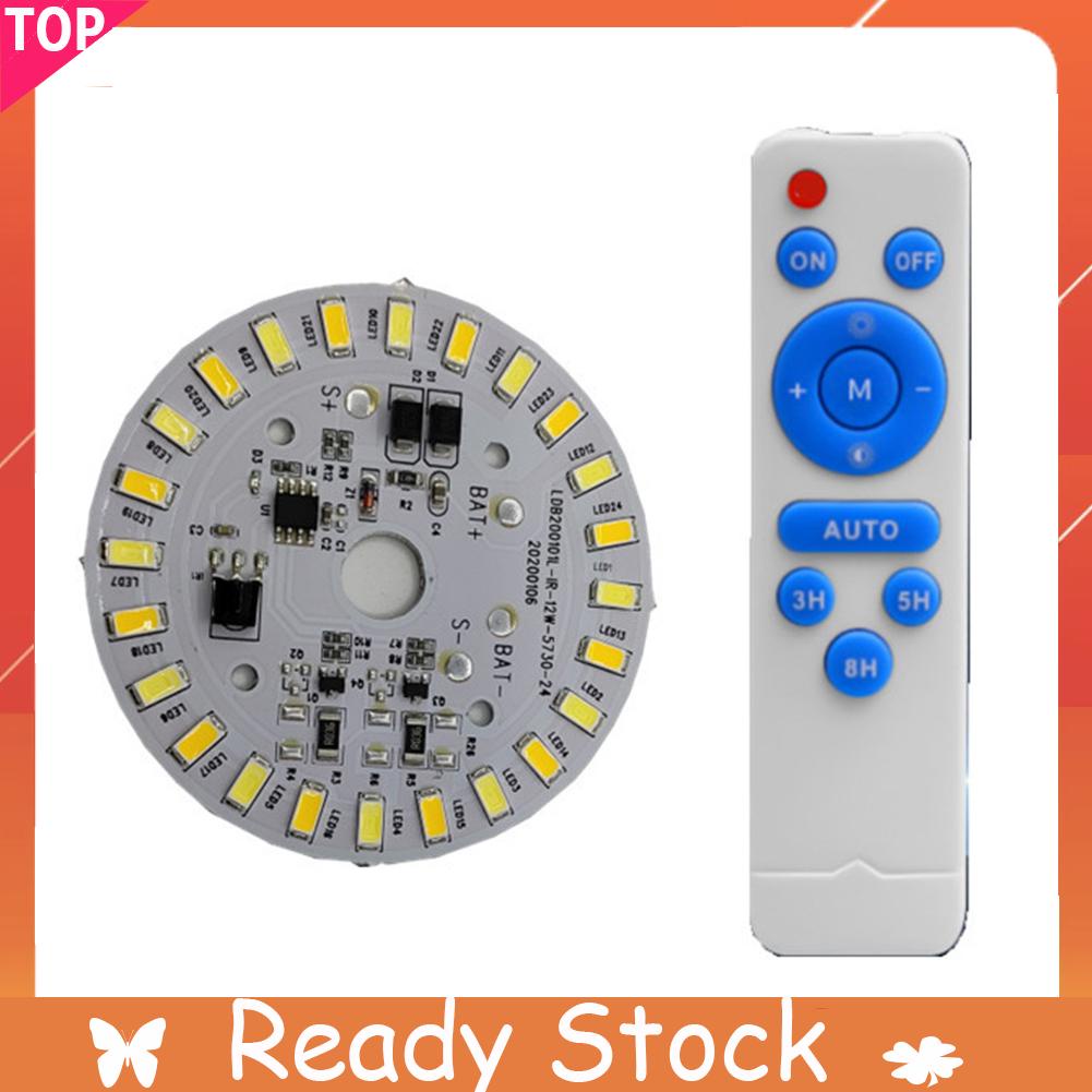 12W Circle Light Remote Control LED Panel Round Solar Lighting Lamp ...