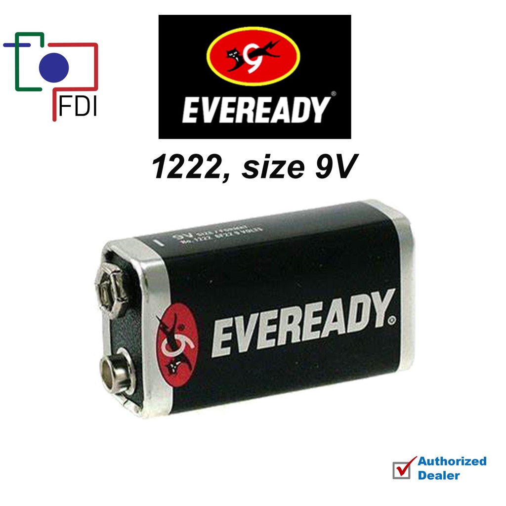 Eveready SUPER HEAVY DUTY battery size 9V 9 volts | Shopee Philippines