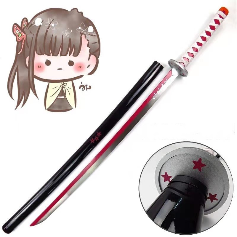 ON Hand Demon Slayer Tanjiro Nezuko Zenitsu Sword CosPlay Sword 104cm ...