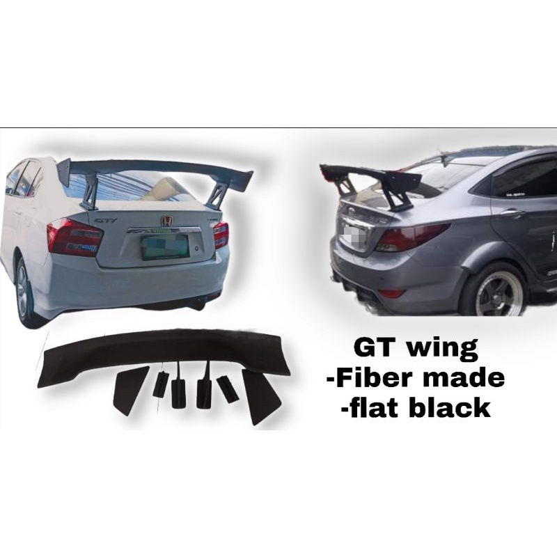 Gt wing Spoiler fiber | Shopee Philippines