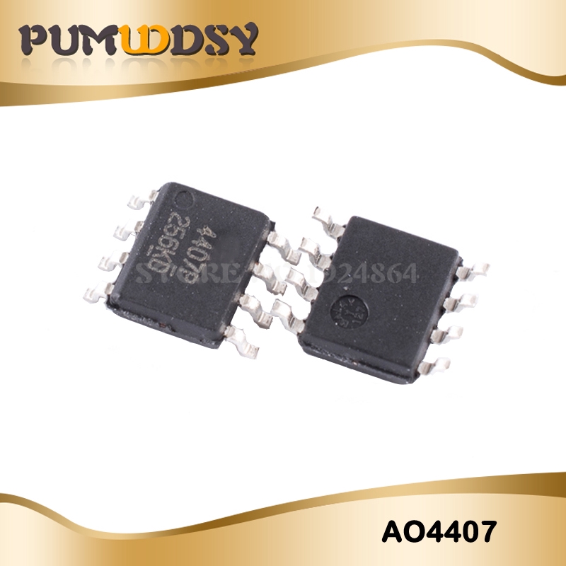 10pcs AO4407A SOP8 AO4407 SOP 4407 30V P-Channel MOSFET IC | Shopee Philippines