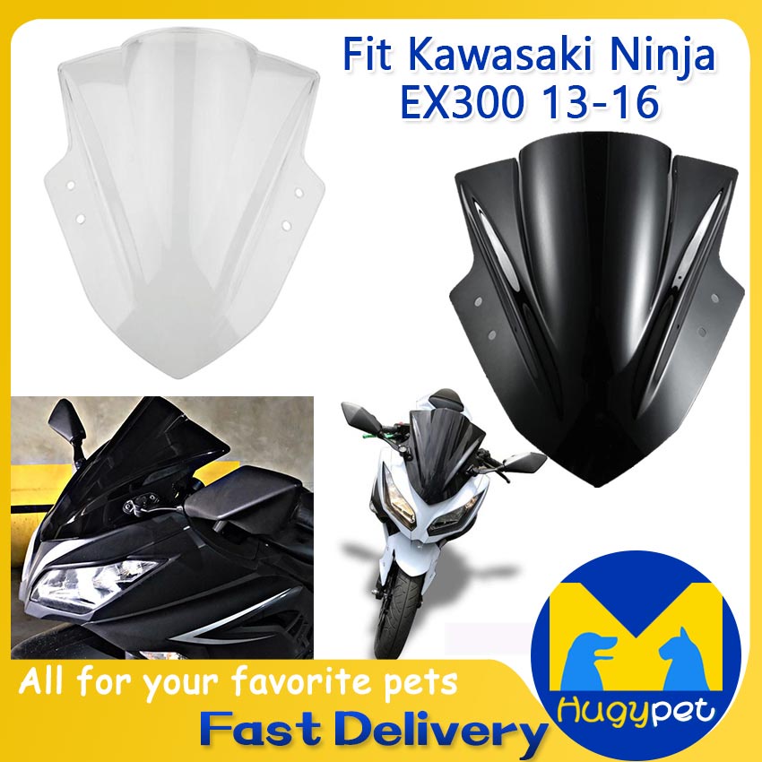 Kawasaki Ninja Windshield Ninja 300 EX300 EX 300R 2013 2014 2015 2016 ...