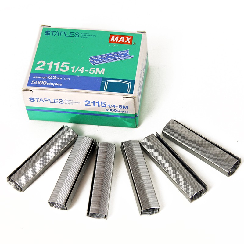 MAX STAPLES 2115 LEG LENGTH 6.3MM (1/4") | Shopee Philippines