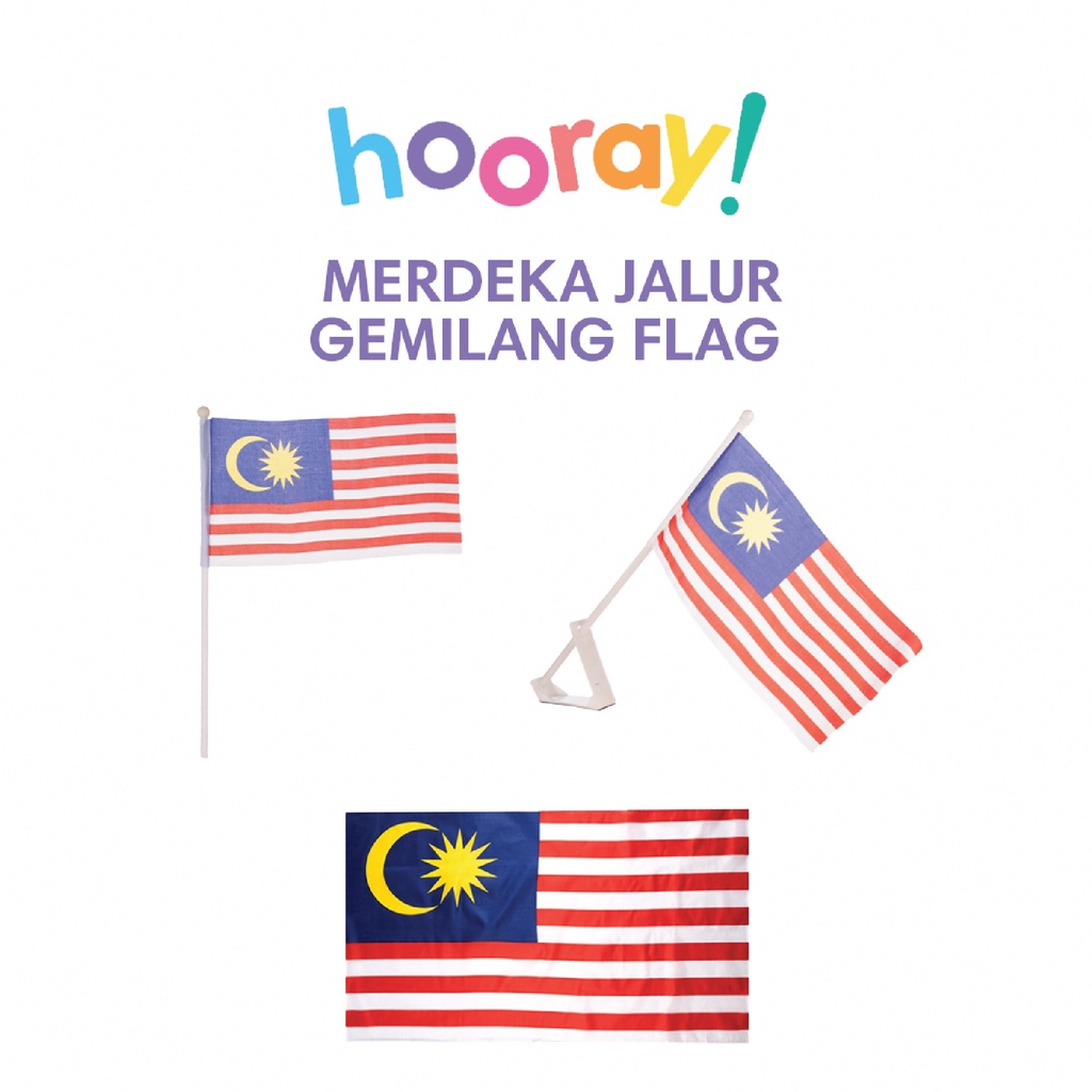 HOORAY! MERDEKA FLAG CELEBRATION JALUR GEMILANG CM4 CM5 CM8 CM1 CM2 CM6 ...