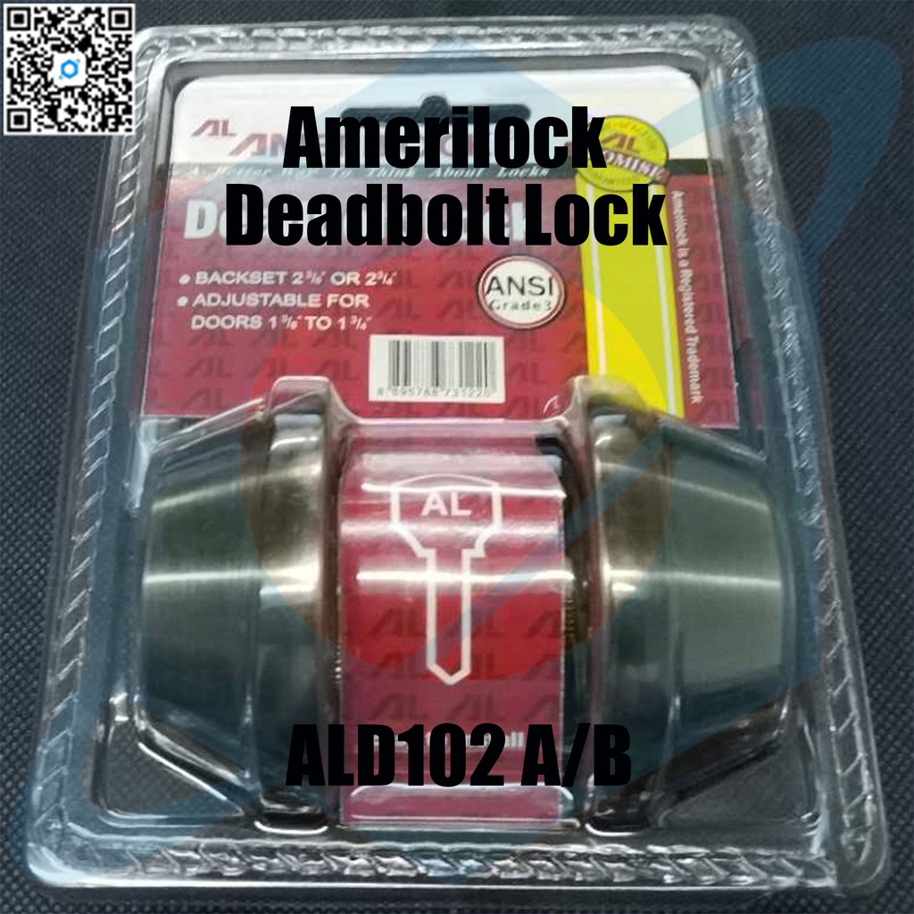Amerilock Deadbolt Lock ALD102 A/B | Shopee Philippines