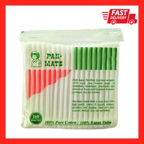 PAN-MATE COTTON BUDS (160 TIPS) | Shopee Philippines