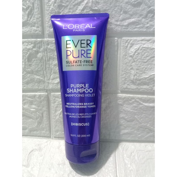 L'Oreal Paris ever pure purple shampoo shampooing violet (200ml ...