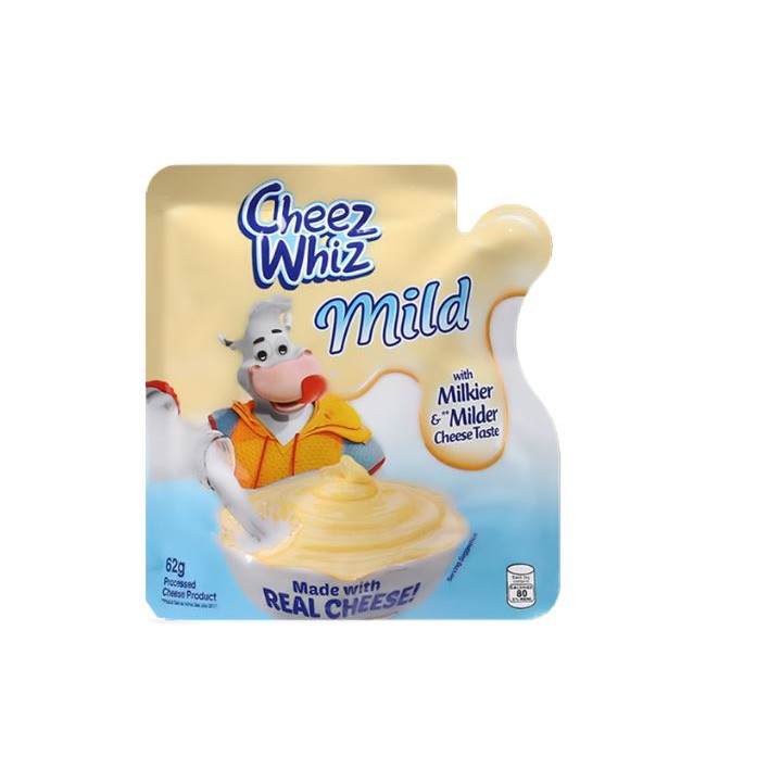 Cheez Whiz Mild Spread Stand Up Pouch 60g | Shopee Philippines