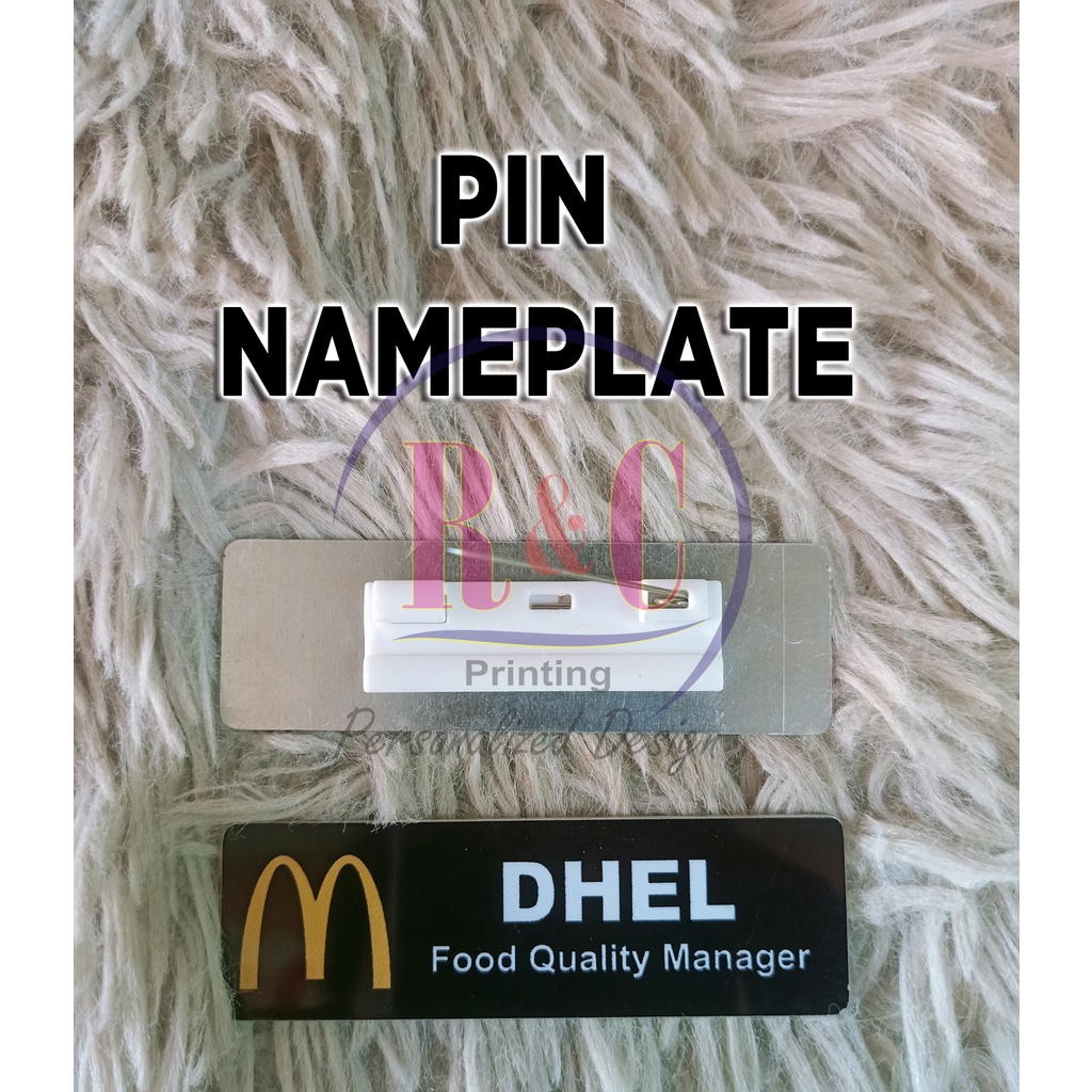 Personalized Sublimation Metal / Aluminium Nameplate / Badge ...