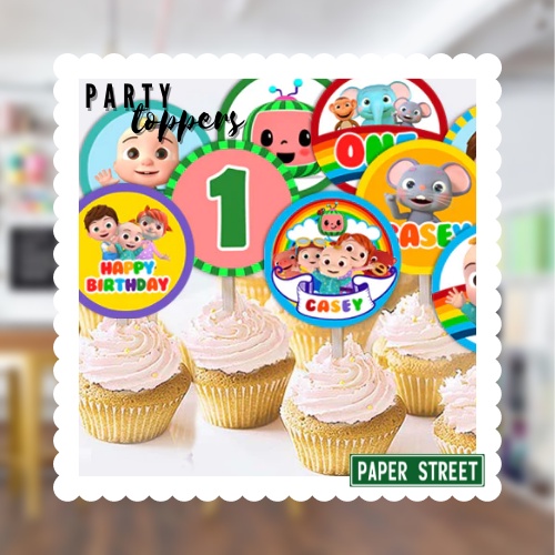 Cupcake Topper Personalized - Birthday, Anniversary, Debut, Gender ...