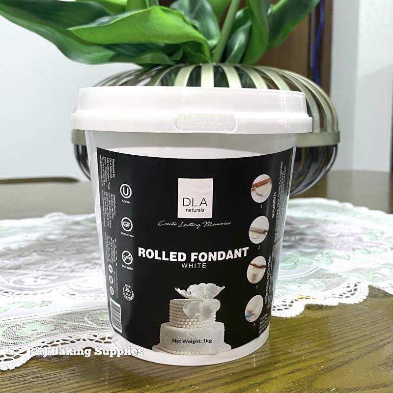 DLA Rolled Fondant Dough White 1kg (OCT 31 2022 EXPIRY) | Shopee ...