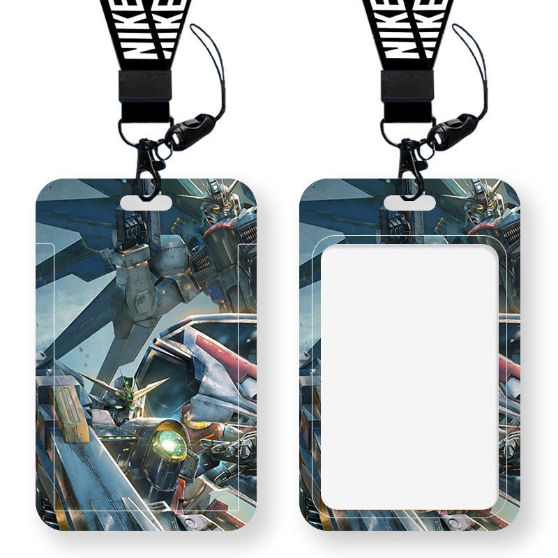 Anime Mobile Suit Gundam Student ID Card Holder Subway ID Work ID Card ...