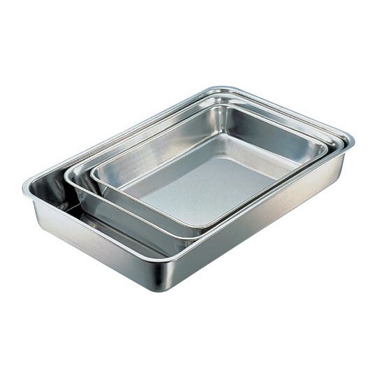 Heavy Duty Makapal Malalim Deep Food Tray Pan Serving Tray Stainless ...