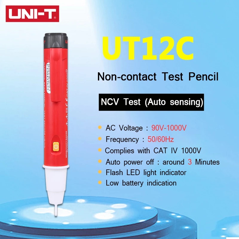 UNI-T UT12C UT12E UT12S UT12M UT13A UT12D UT13B Induction Test Without ...