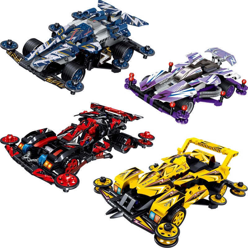 【Ready Stock】 LEGO Technic Pull back 4WD 492 PCS bricks children toys ...