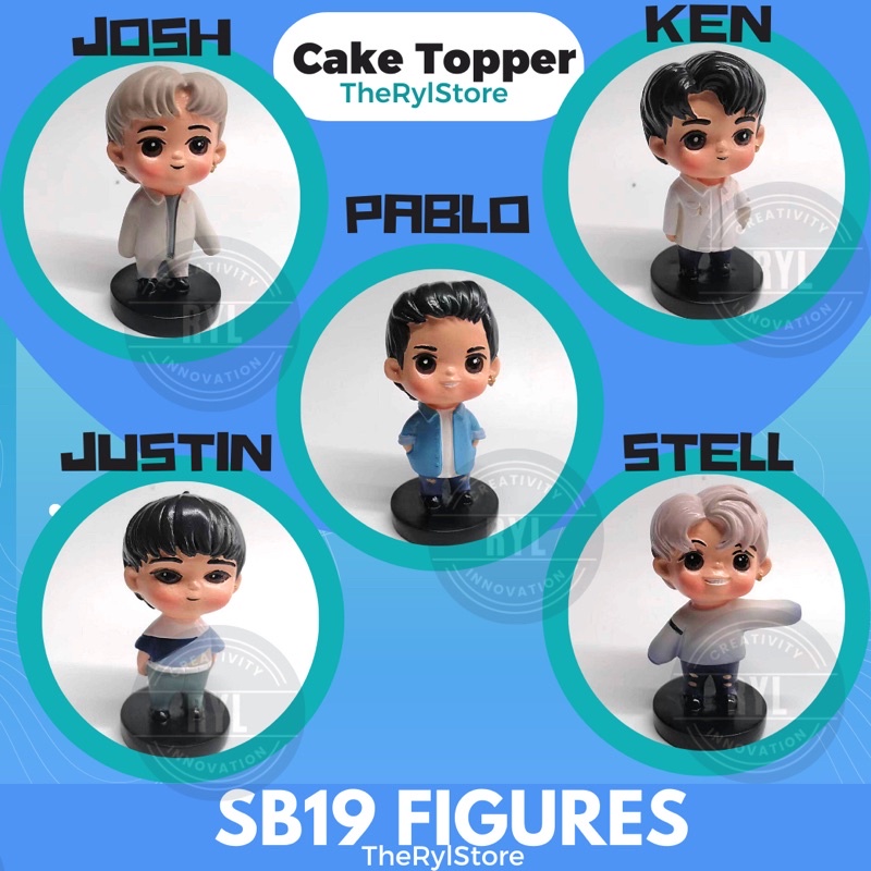 SB19 Figures - Desktop / Cake topper | Shopee Philippines