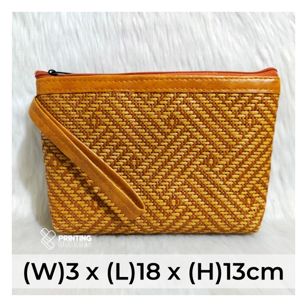 Native Banig / Pinoy Style Sling Bag and Pouches Local Rattan Pouches ...