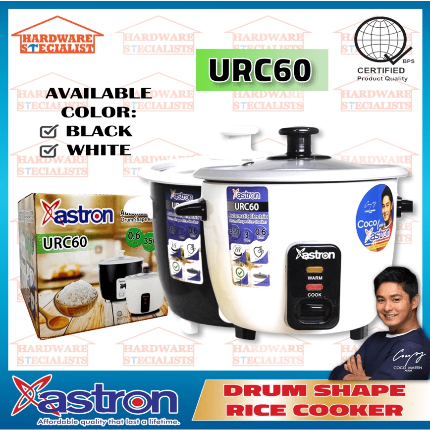 Astron Drum Shape Rice Cooker 0.6 Liters URC60 original Authentic ...