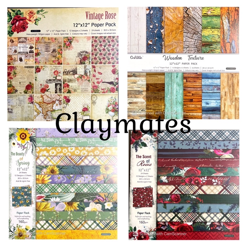 Paper Pack 12x12 New Design Part 2 | Shopee Philippines