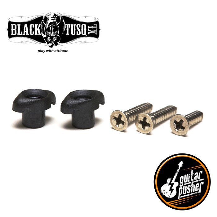 Graphtech Black Tusq Xl Sleek String Trees with Chrome Screws Pt-7004 ...