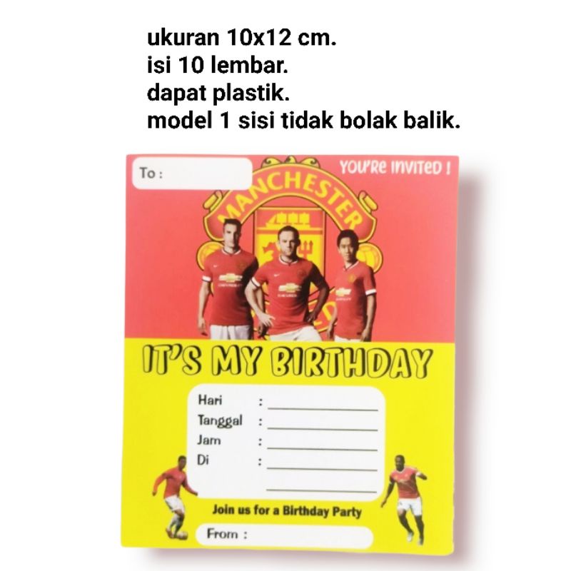Birthday invitation card happy birthday birthday football character ...