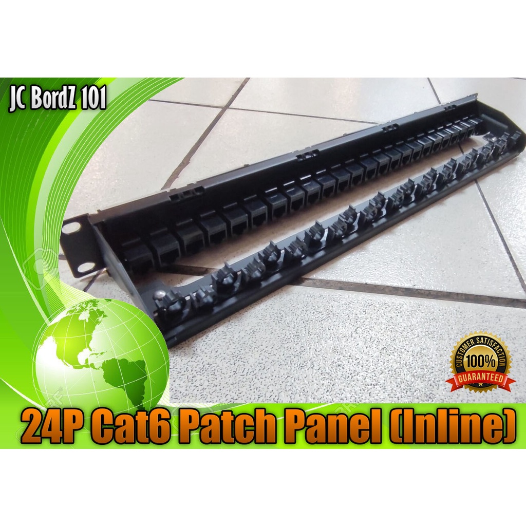 24P Cat6 Patch Panel (Inline) | Shopee Philippines