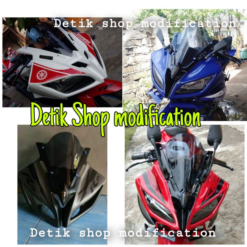 R15 V2 HEADLAMP COVER MODEL R6 HEADLAMP R6 MASK R6 FOR R15 V2 | Shopee ...