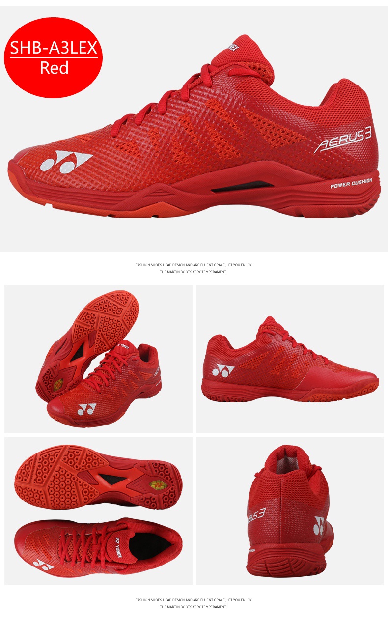 Original New Style YONEX AERUS 3 POWER CUSHION BADMINTON SHOE Running ...