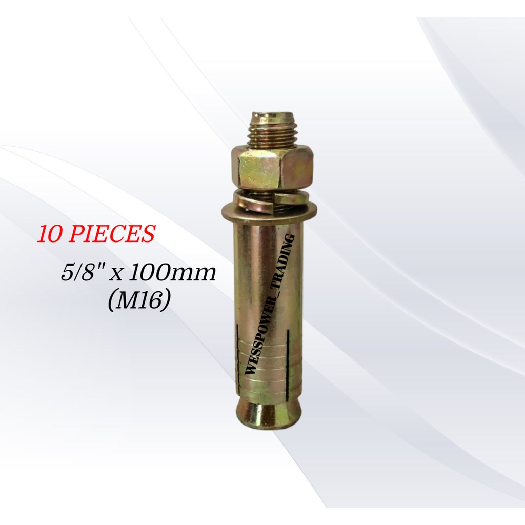 WPT-5388 10pcs Dyna Bolt ( Sleeve Anchor ) or (Expansion Bolt) | Shopee ...