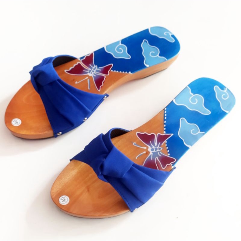 Seagrassalwa Butterfly airbrush Slippers 3cm/geulis Sandals | Shopee ...