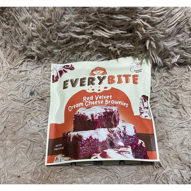 Every Bite Red Velvet Cream Cheese Brownies (140g) | Shopee Philippines