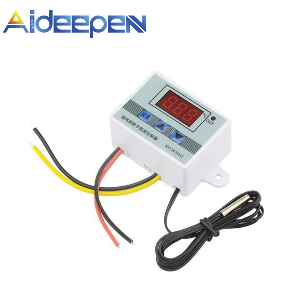 Aideepen Xh-W3002 Dc12v Microcomputer Digital Temperature Controller For Egg Incubator ...