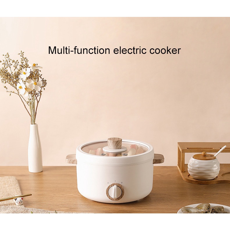 1.5L Mini Multifunction Electric Cooking Machine Non-stick Multicooker ...