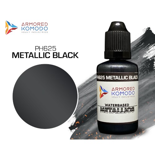 Metallic Black PH625 Waterbased Acrylics 30ml Armored Komodo | Shopee Philippines