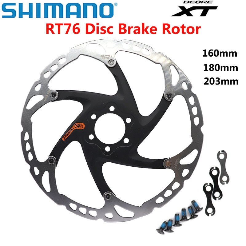 Shimano Deore XT SM-RT76 Disc Brake Rotor Disc Centerline Center Disc 6 ...