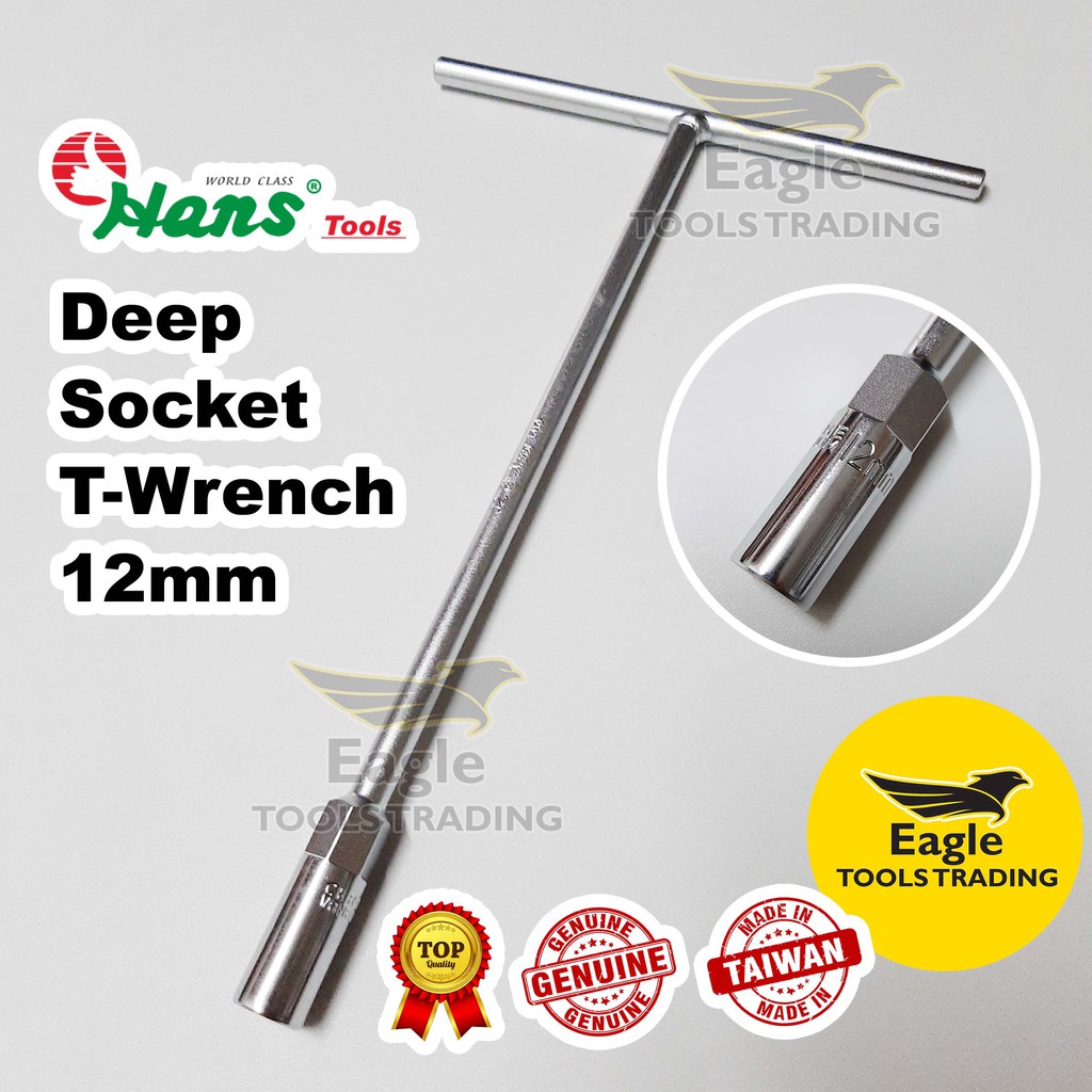 Hans Deep Socket T-Wrench 12mm | T Wrench 1310M12 | Shopee Philippines