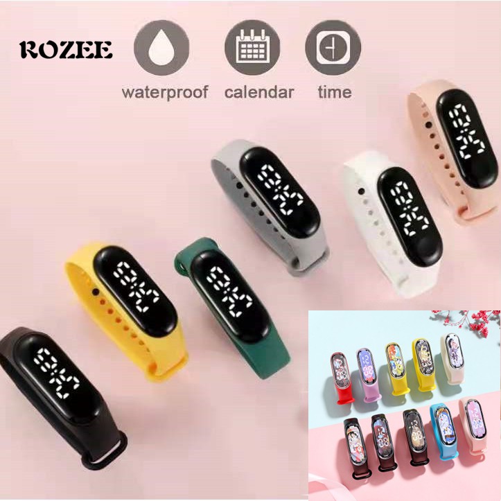 [ROZEE]30M waterproof touch screen LED Watch White Light Fashion ...