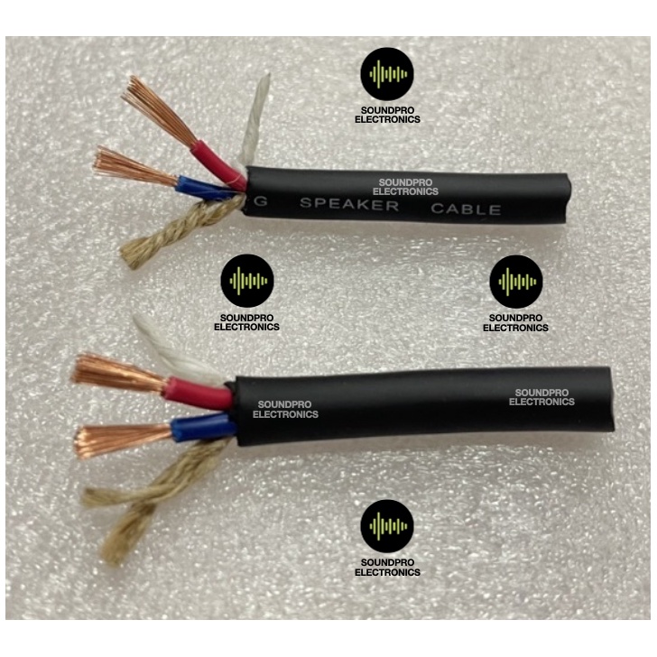 SB Speaker Cable/Audio Cord Pure Copper Gauge 2/16 & 2/14 | Shopee ...