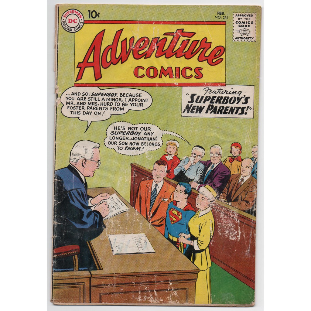 Adventure Comics 281 (1961) Aquaman, Superboy. Early 1960's comics ...