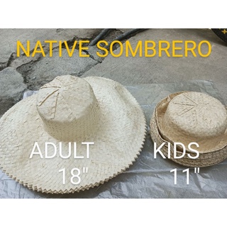 BURI HAT NATIVE FARMERS SOMBRERO SALAKOT | ADULT & KIDS HATS | Shopee ...