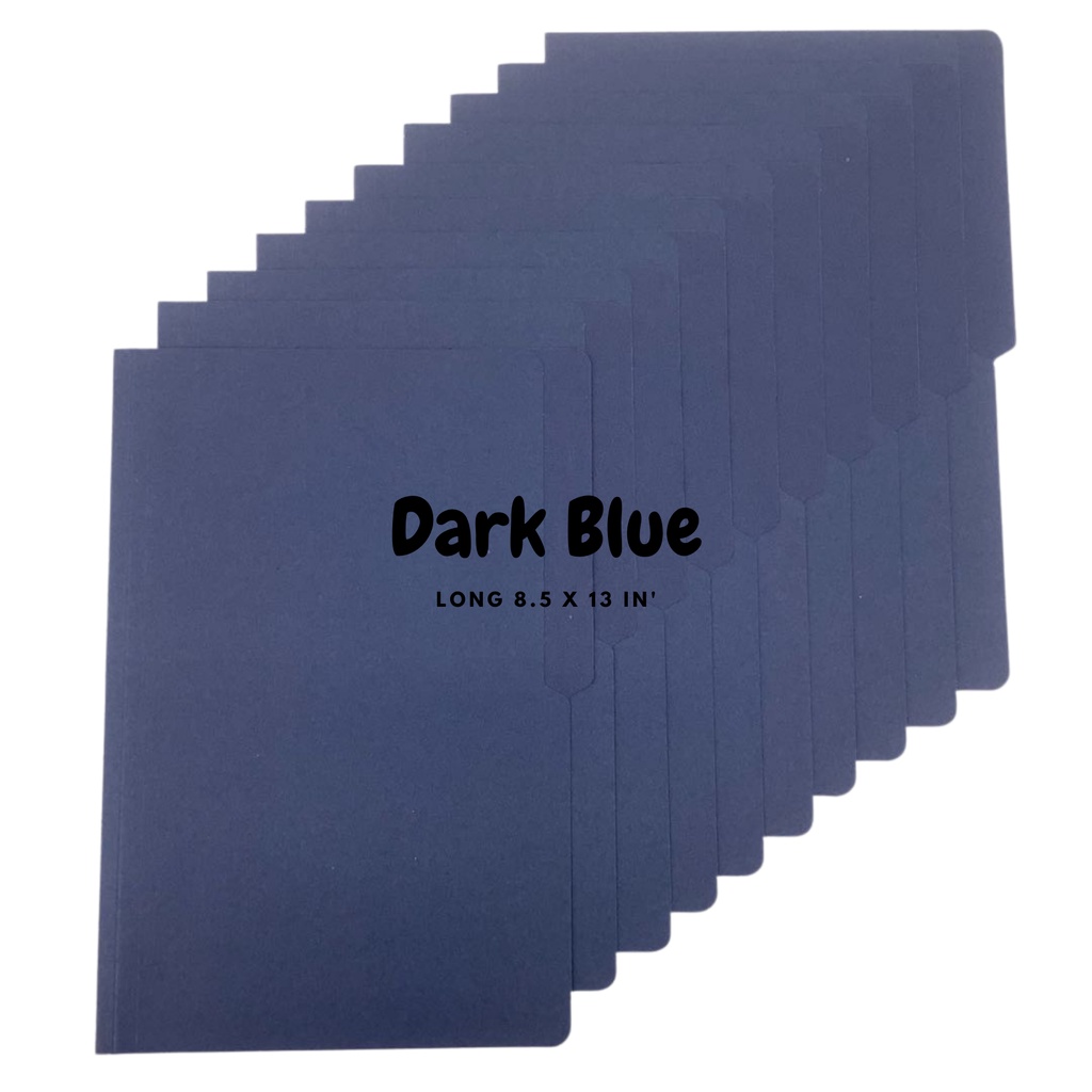 1pack (10pcs) Dark Blue Long Folder | GREENOCEAN | Shopee Philippines