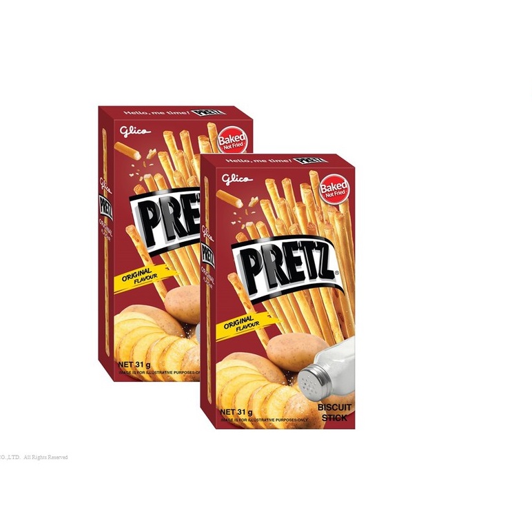Pretz Original Flavour Biscuit Sticks 31G 2's | Shopee Philippines